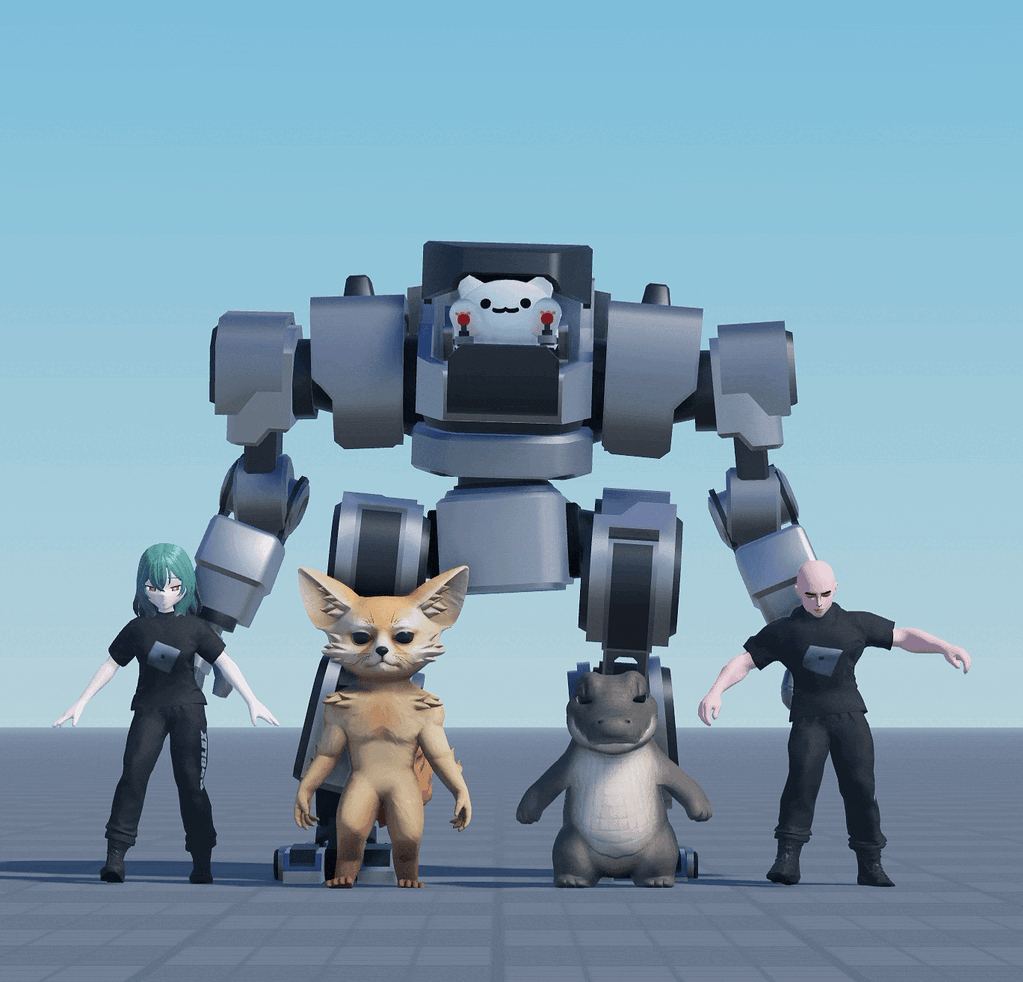 Full Body Animation for Platform Avatars, Including Fingers