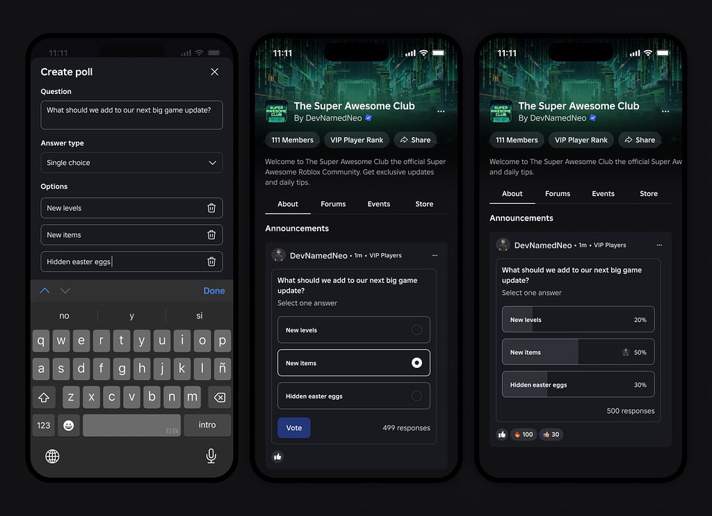 New Tools to Engage Your Communities on Roblox: Polls, Analytics ...
